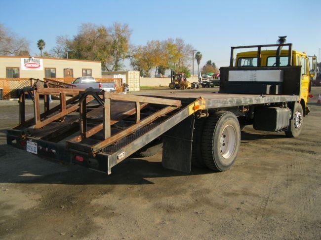 1990 Mack Cab-Over Flatbed Equipment Hauler