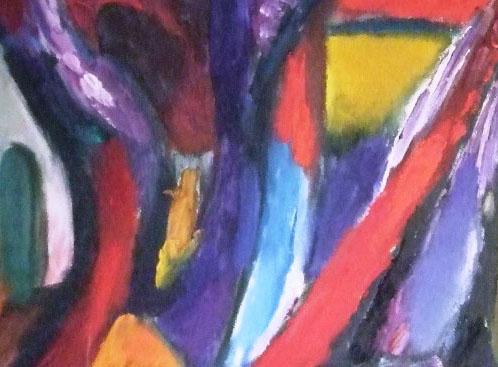 JONAS CEPONIS Oil Painting Lithuanian Art1989