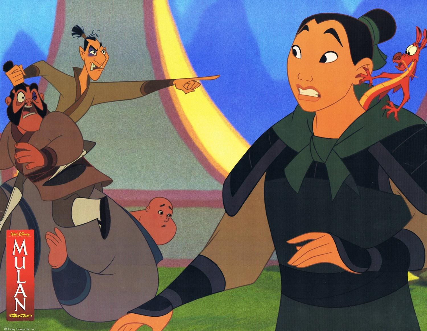 Mulan Lobby Card 11 x 14