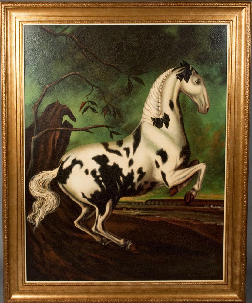 Exceptional Reginald Baxter Oil Painting on Canvas