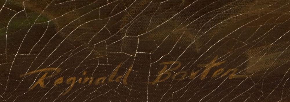 Exceptional Reginald Baxter Oil Painting on Canvas