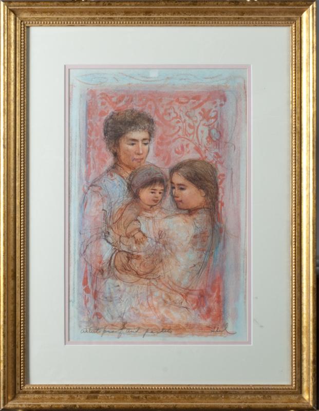 Edna Hibel Original Lithograph