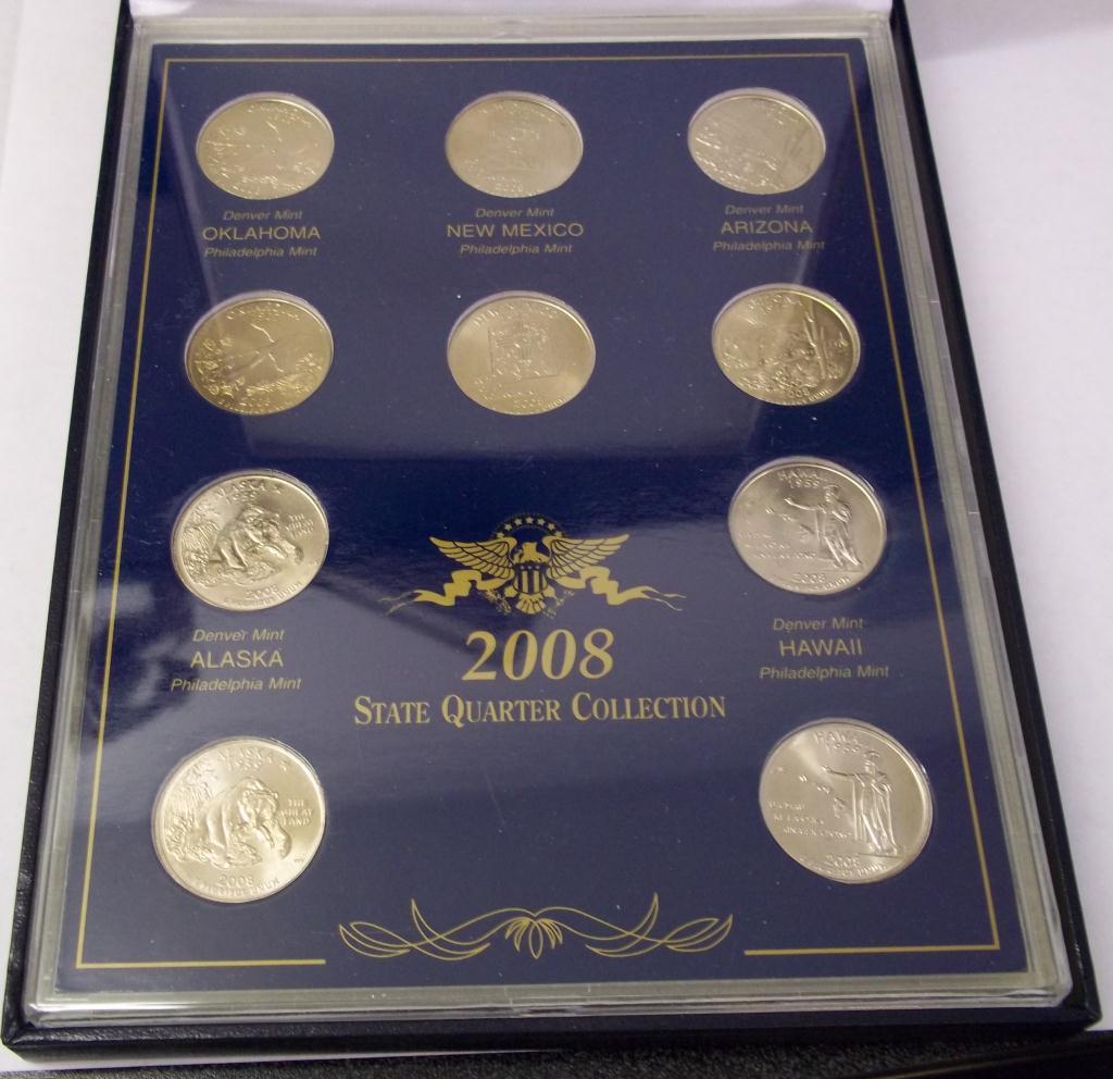 2008 State Quarter Collection in Display Box