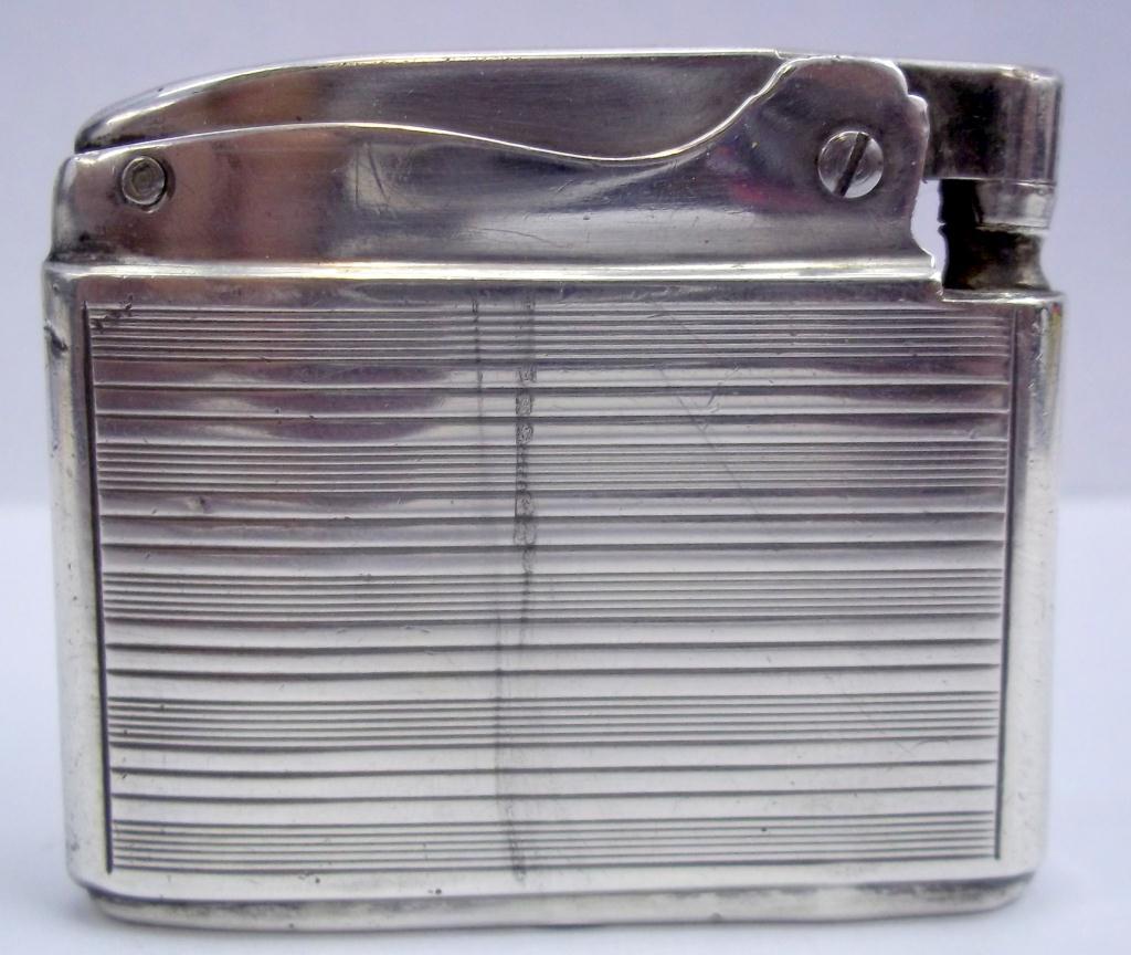 Sterling Silver Engraved Ronson Lighter 1950"s