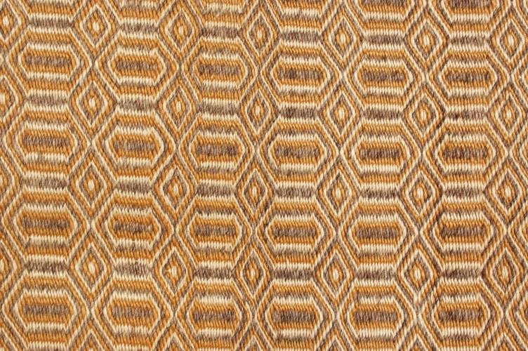 Navajo Double Woven Rug with Lozenge and Diamond Pattern 44"x 62 1/2 ...