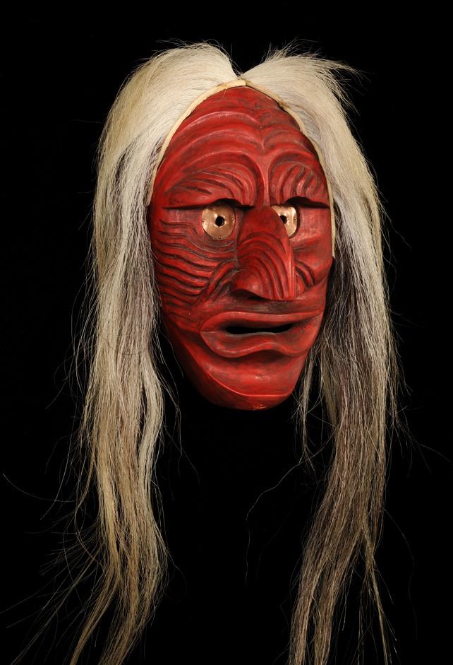 Iroquois Cayuga Mask Carved by Jacob E Thomas of Sandpiper Clan ...