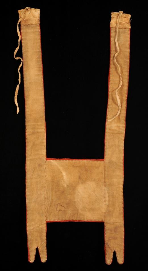 Finely Beaded Horse Trapping with Geometric Design on Wool and Canvas ...
