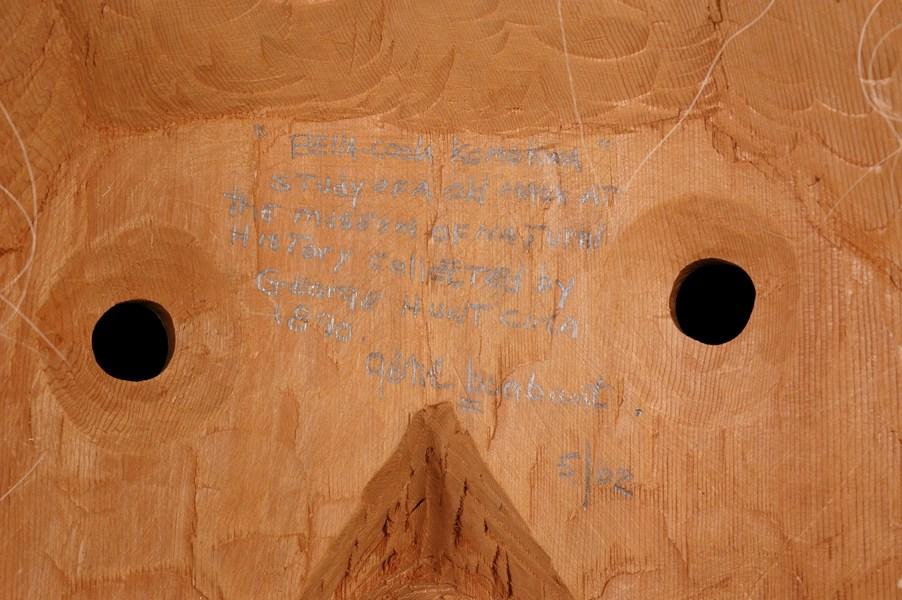 Bella Coola Komokwa Mask by Gene Brabant - Study of an Old Mask in the ...