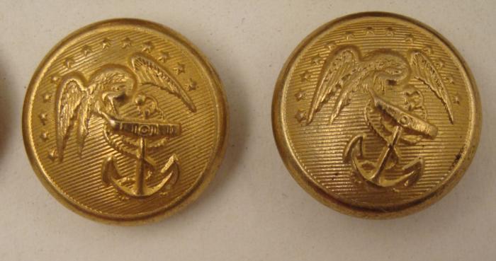 21 WWI US Marine Corps Button Collection Vintage