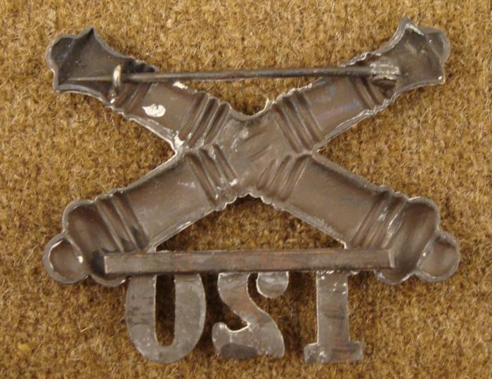 SPANISH-AMERICAN WAR 120TH ARTILLERY REGIMENT CAP BADGE