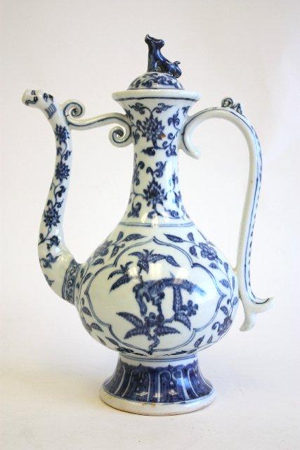 Ming Xuande blue teapot