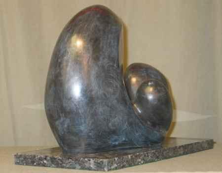 HUMAN CONCRETION MAGNIFICENT BRONZE SCULPTURE AFTER JEAN ARP