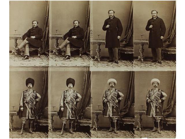 92 André Adolphe-Eugène Disderi (1819-1889)Retrato en tarjeta de visita ...