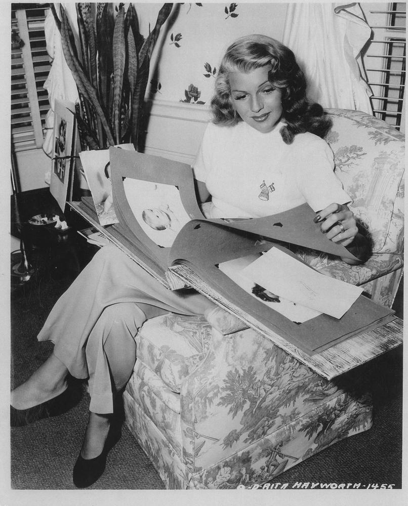 Personal and unique Rita Hayworth and Orson Welles family scrapbook for ...