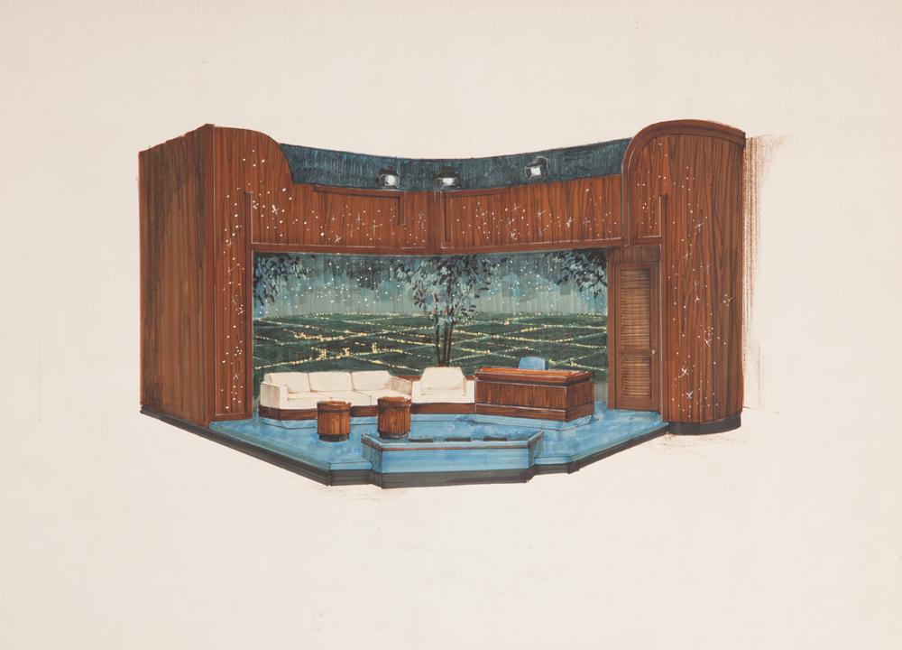 The Tonight Show Starring Johnny Carson collection: set design artwork ...