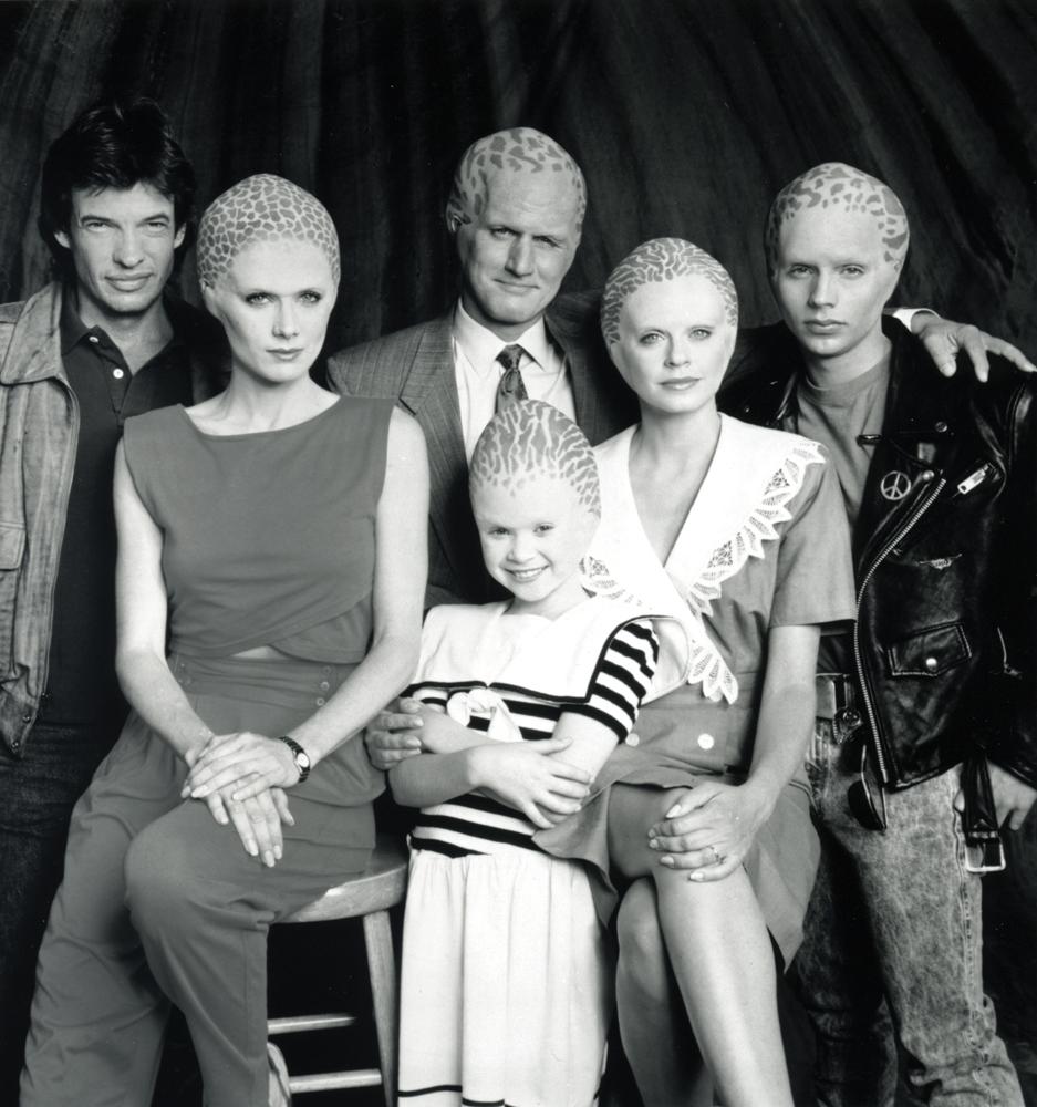 Collection of birthmark markings worn by “Newcomers” on Alien Nation