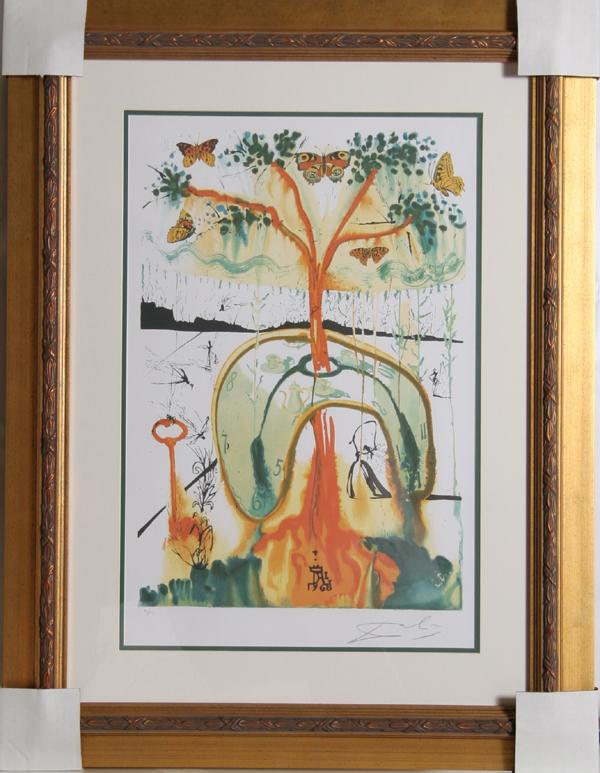 Salvador Dali, Mad Tea Party, Offset Lithograph