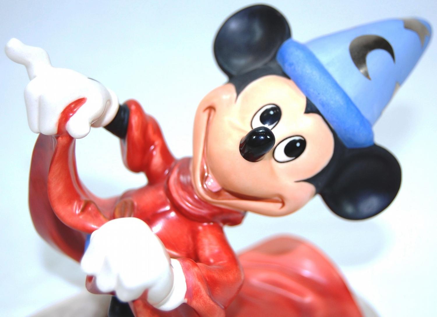 Disney Mickey Mouse Fantasia "Mischievous Apprentice" Porcelain ...
