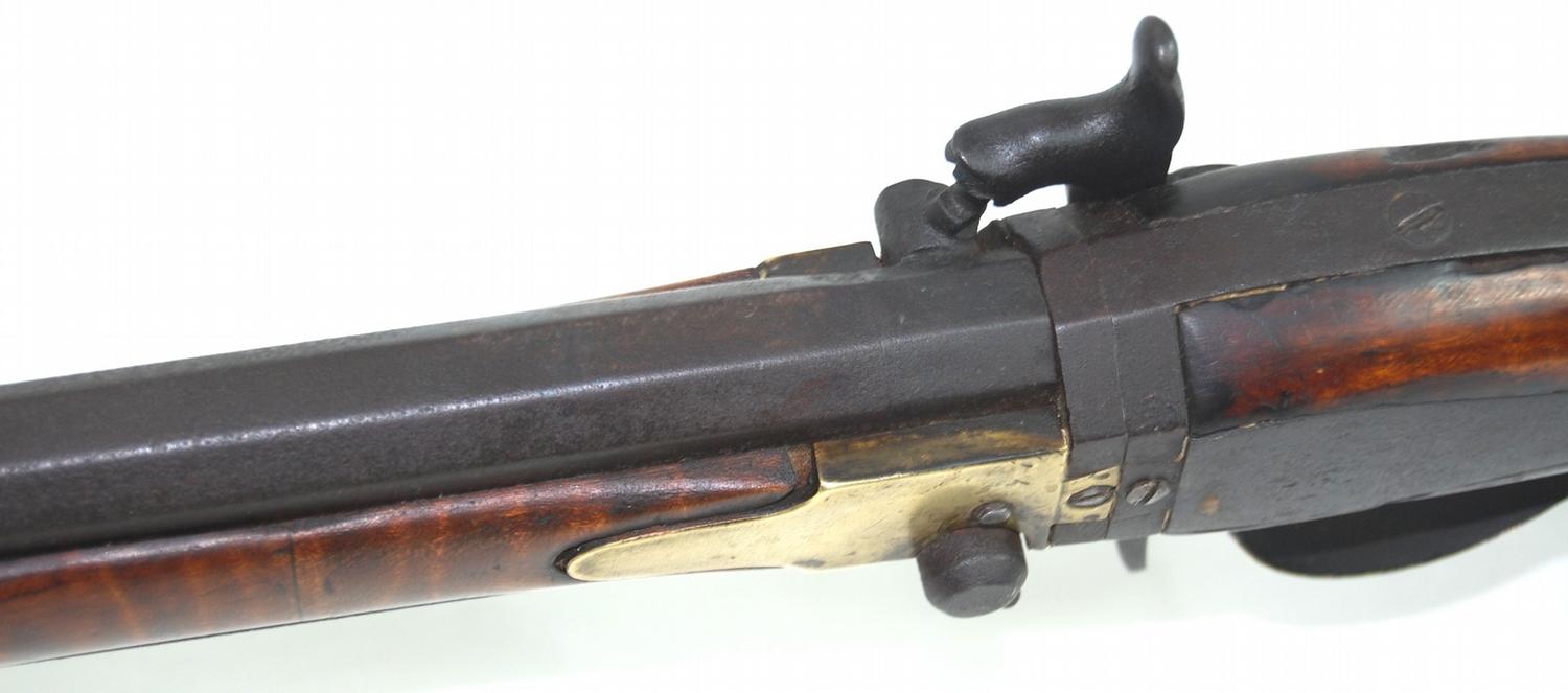 Double Barrel Over/Under Percussion Kentucky Rifle, 52 caliber