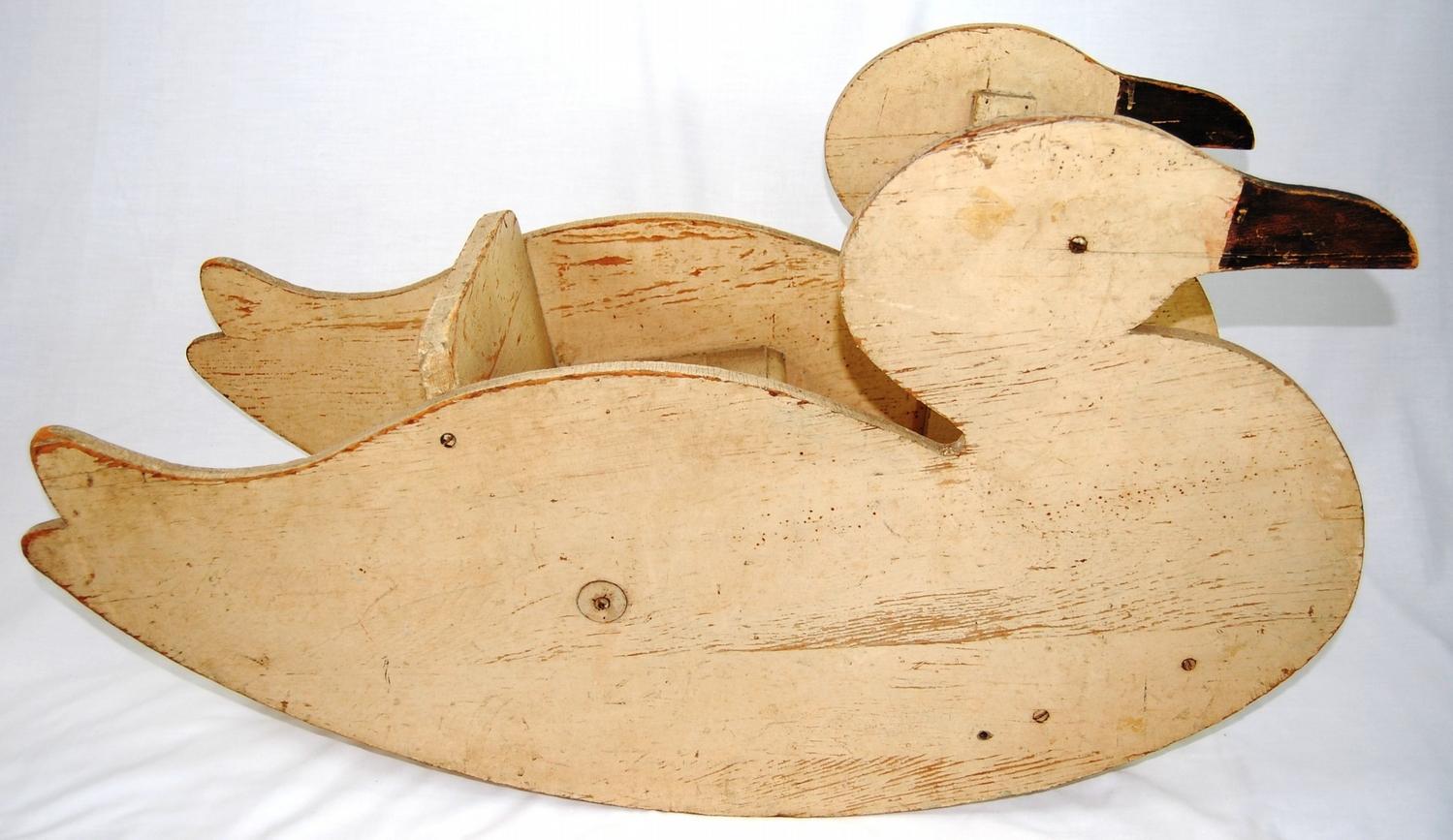 Antique Hand Made Rocking Duck - Folk Art