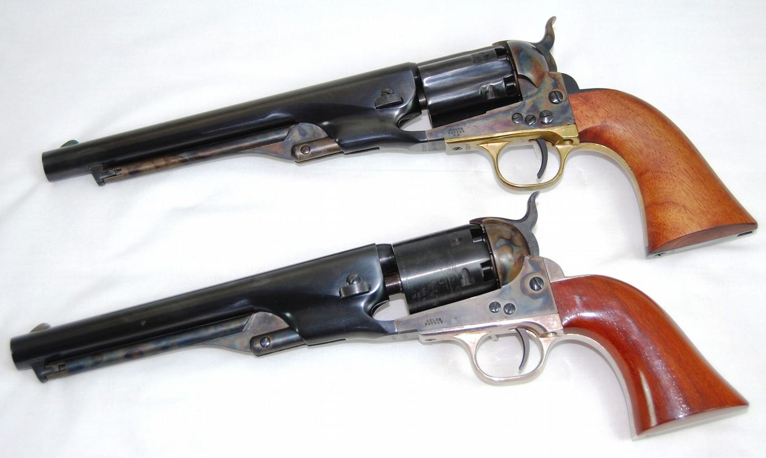 Reproduction Colt Percussion Revolvers, Cased set w/ 1860 Army 44 ...