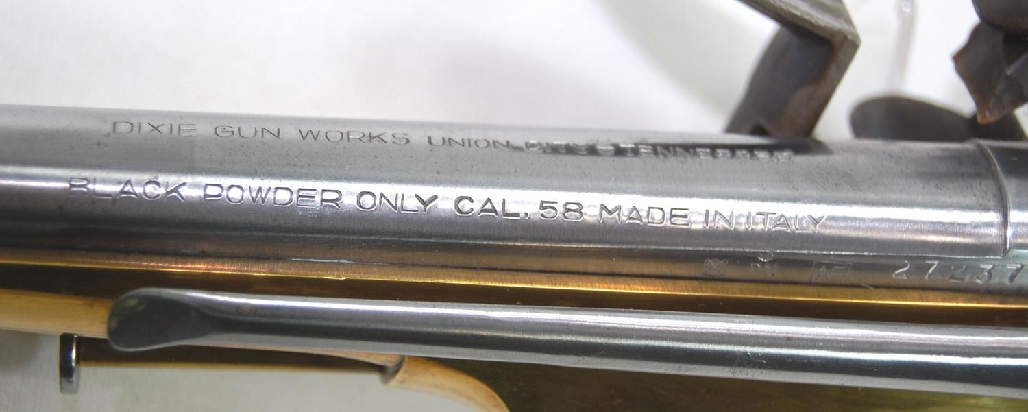 Dixie Gun Works modern made flintlock in 58 caliber