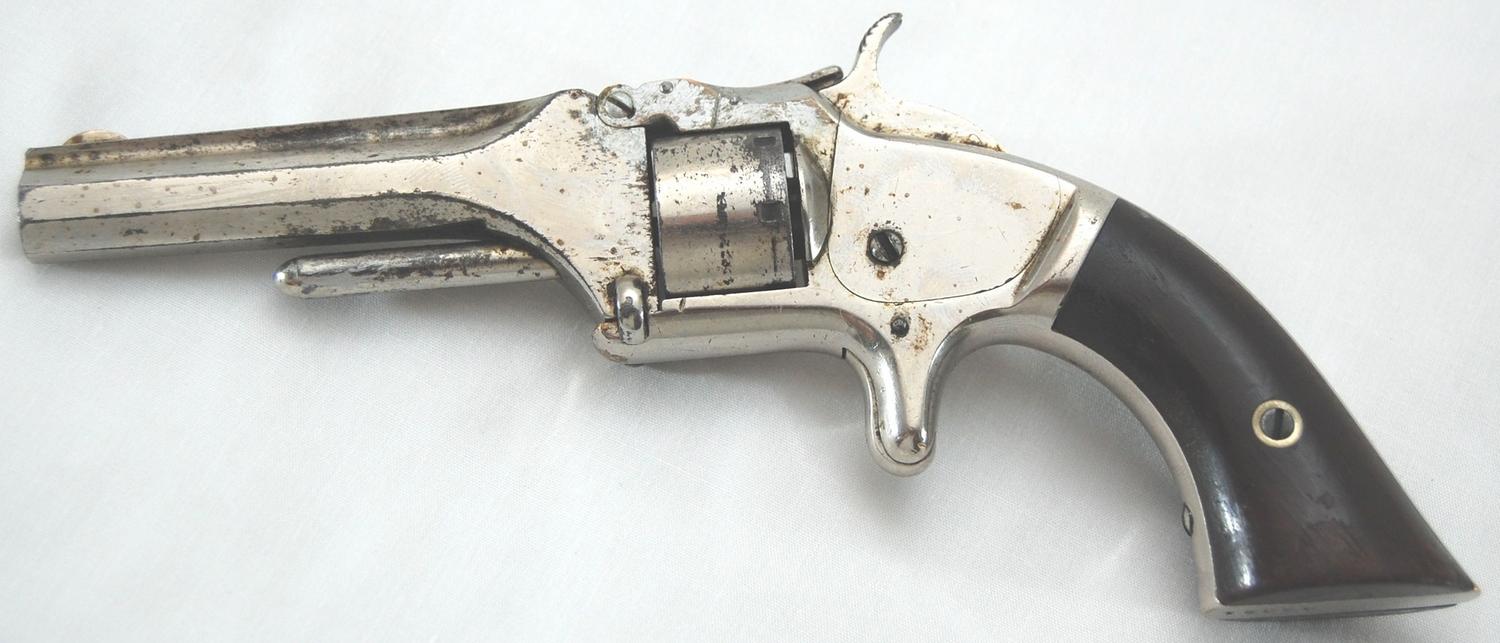 Smith & Wesson 1st model, 2nd issue in 22 caliber, 7 shot revolver c ...