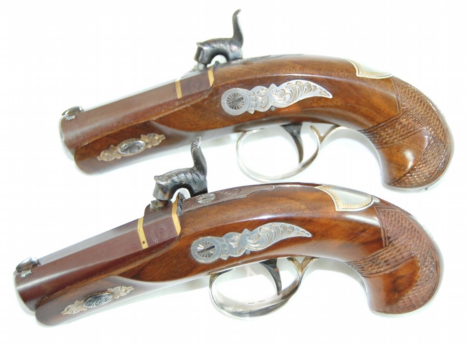 Henry Derringer Commemorative Pistol Boxed Set w/ accoutrements, issued ...