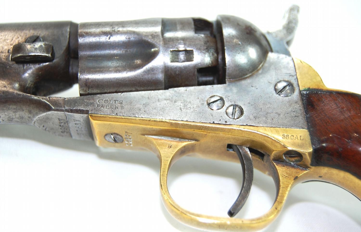 Colt Cased Model 1862 Police Revolver Percussion, Mfd 1866