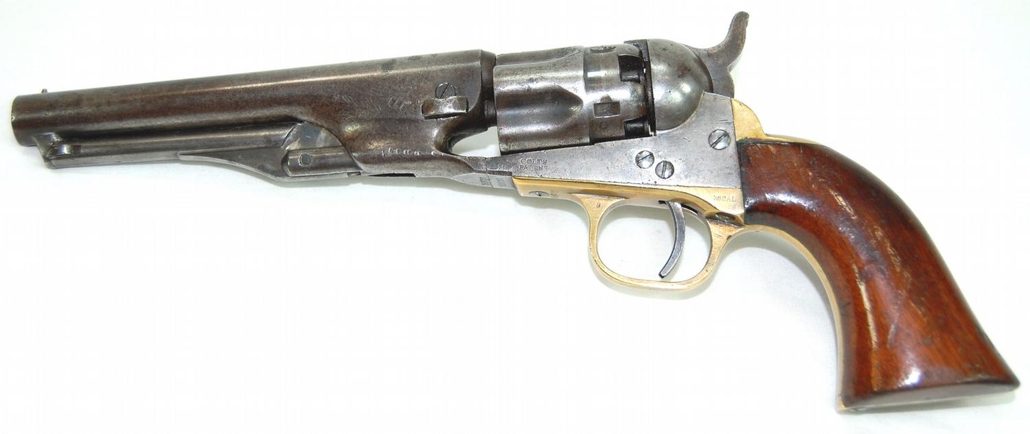 Colt Cased Model 1862 Police Revolver Percussion, Mfd 1866
