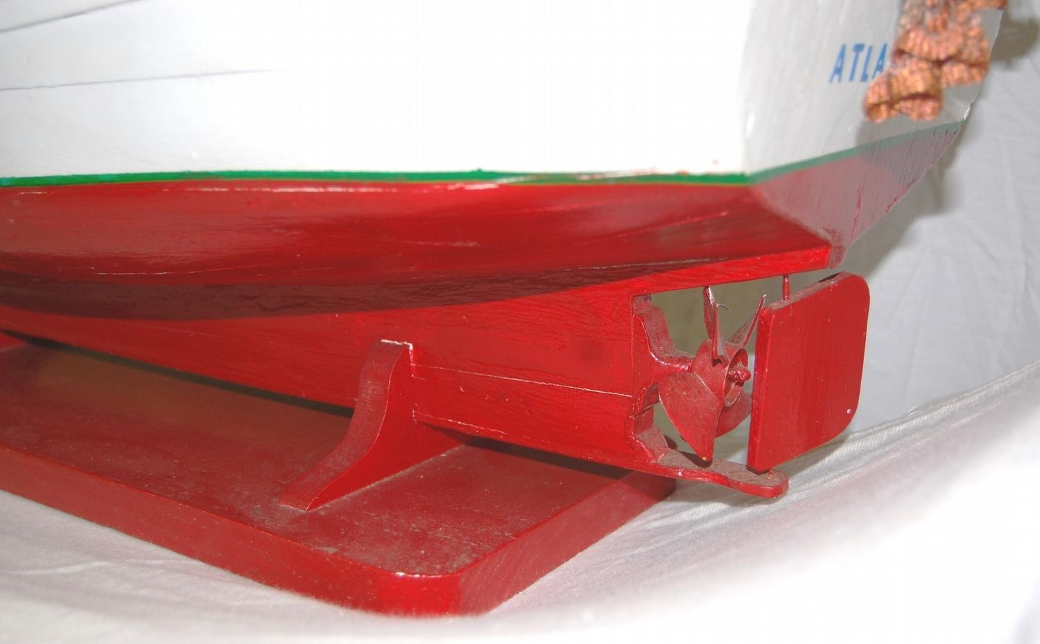 Laughing Lady Folk Art Shrimp Boat From Collection