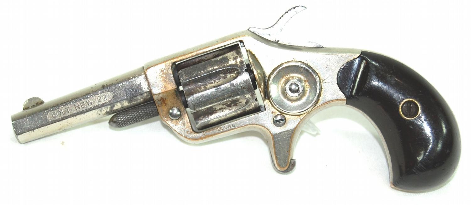 Colt New Line Revolver, Second Model in 22 caliber, manufactured in 1876