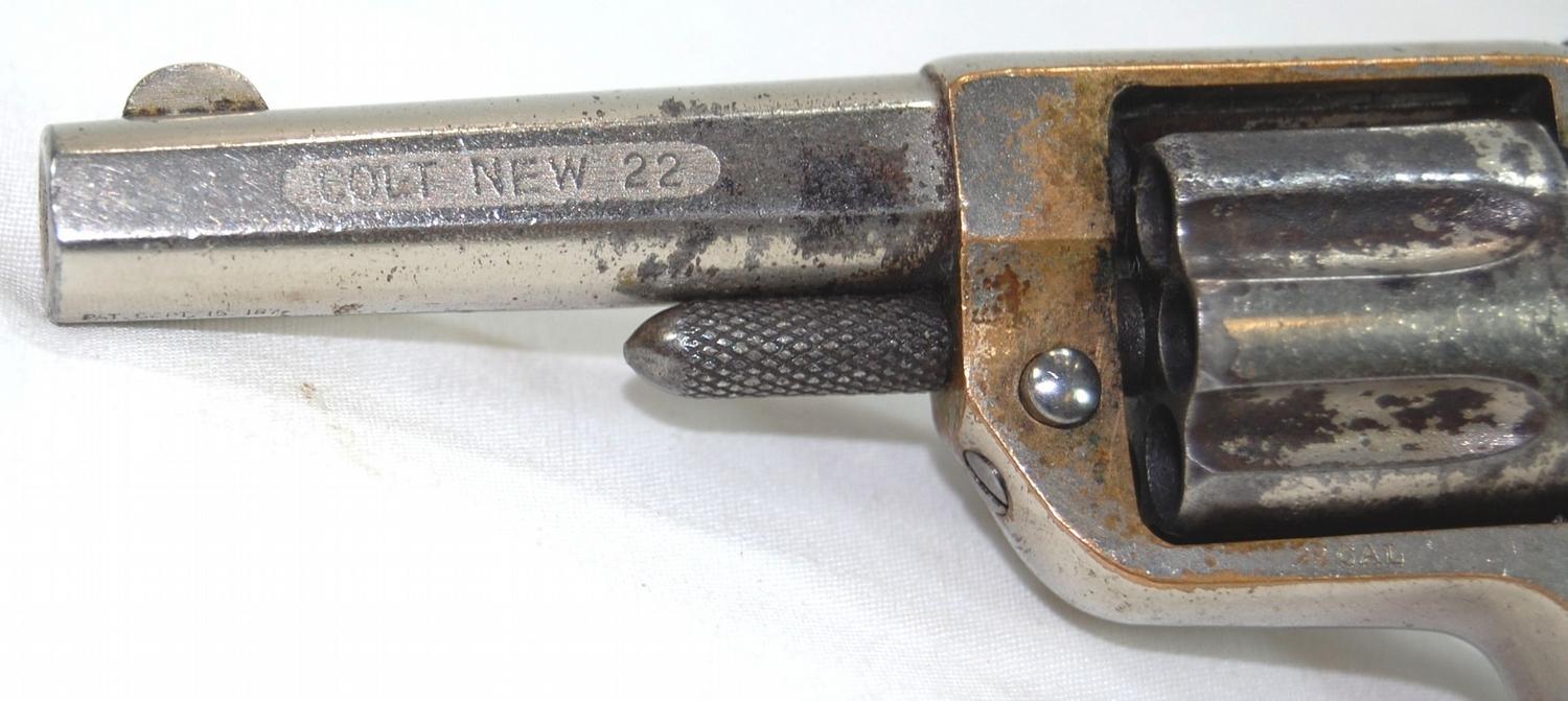Colt New Line Revolver, Second Model in 22 caliber, manufactured in 1876