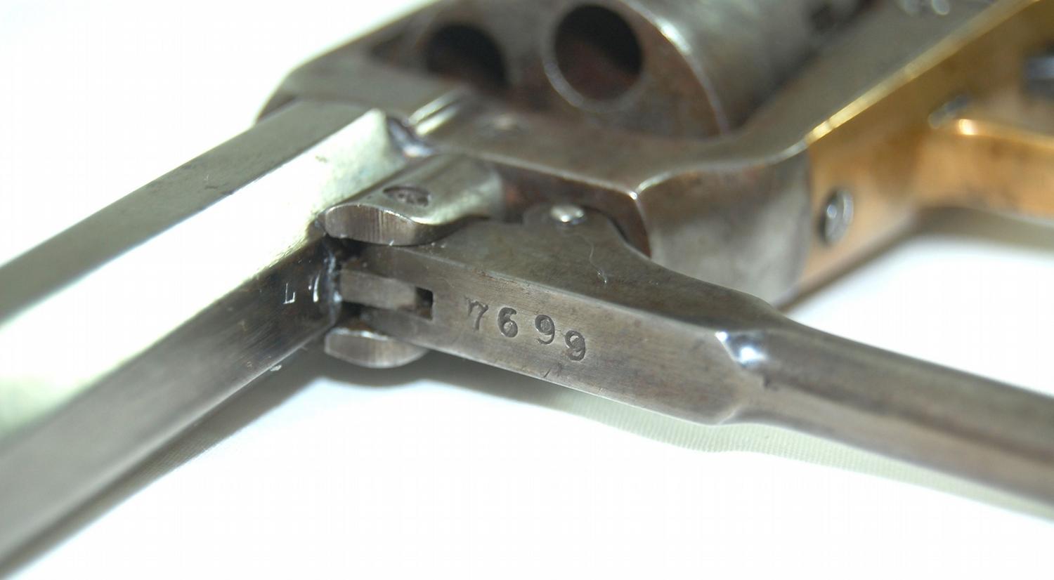 E. Whitney Pocket Revolver in 31 caliber, 1858-1862 Antique Firearm
