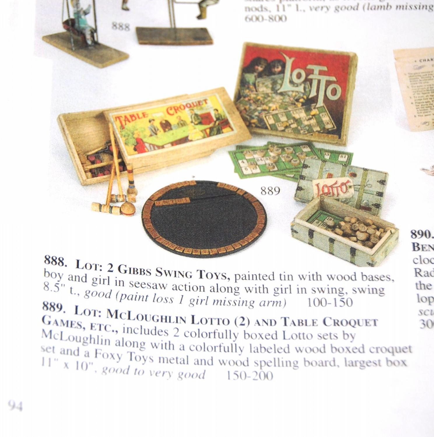 Ward Kimball's Toy Collection: Table Croquet & Foxy Toys