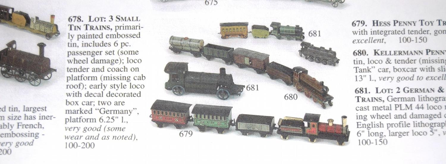 Ward Kimball's Toy Collection: Hess Penny Toy Train