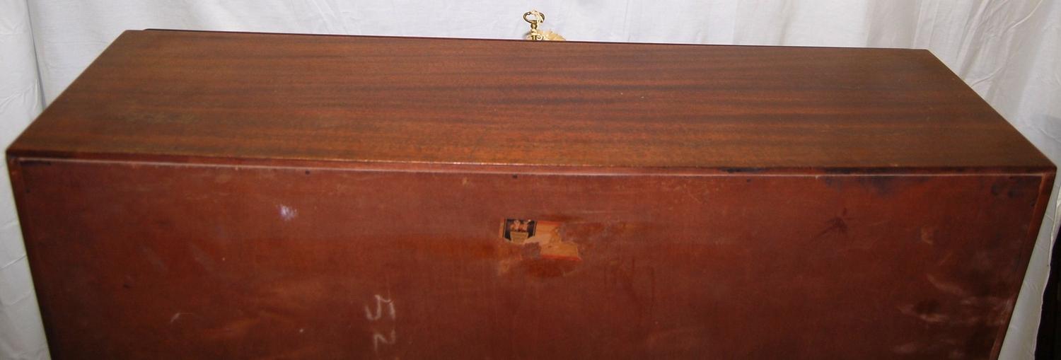 Antique "Maddox Colonial Reproductions" Secretary Desk, Mahogany w ...