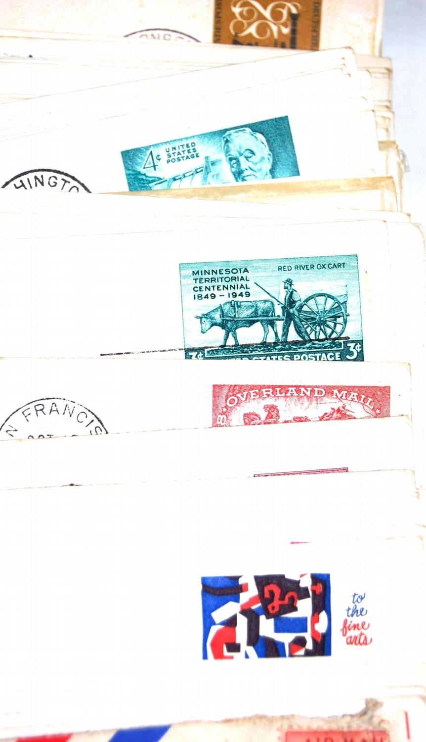 Vintage First Day Issue Stamp Covers, Collection of over 435 Covers Total