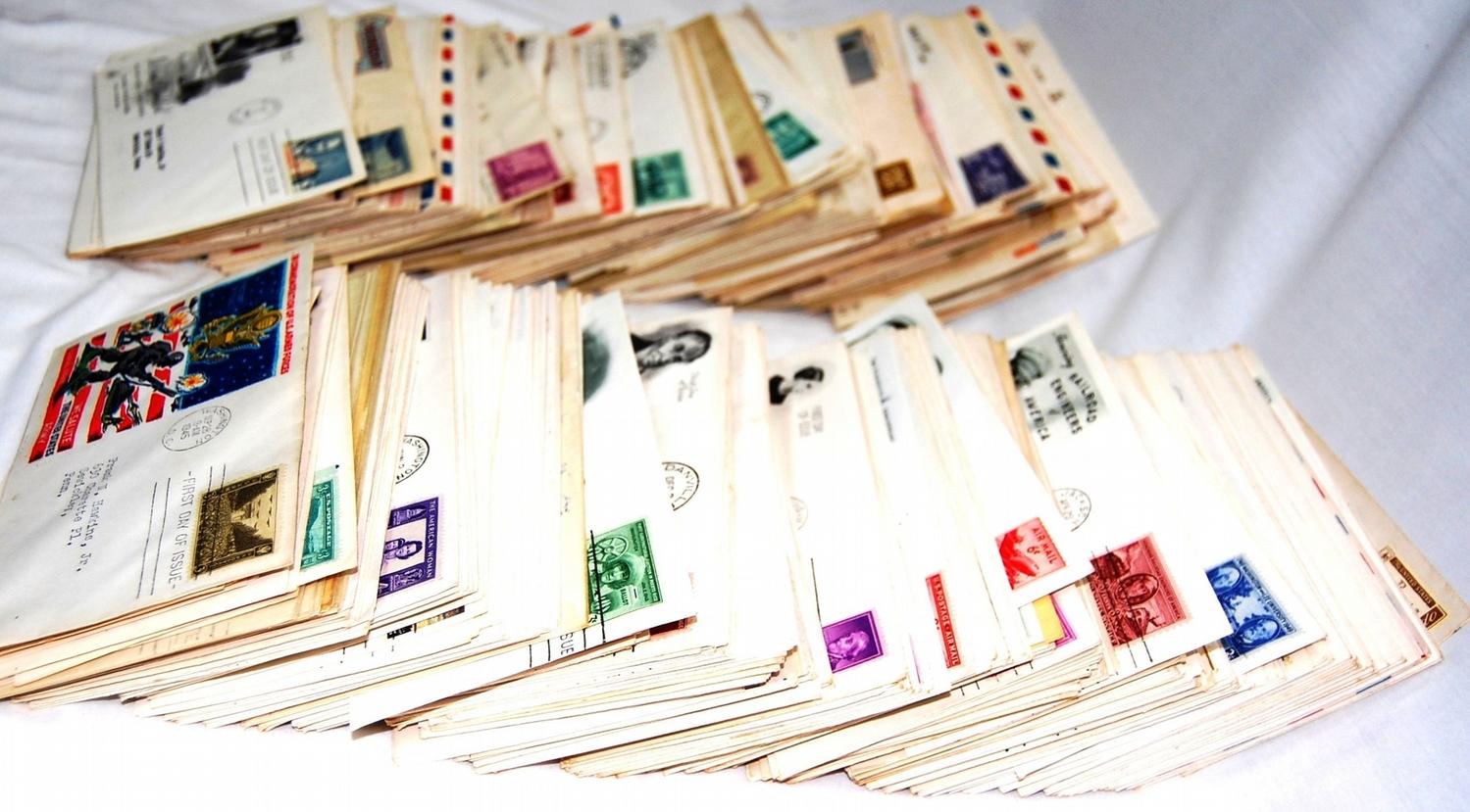 Vintage First Day Issue Stamp Covers, Collection of over 435 Covers Total