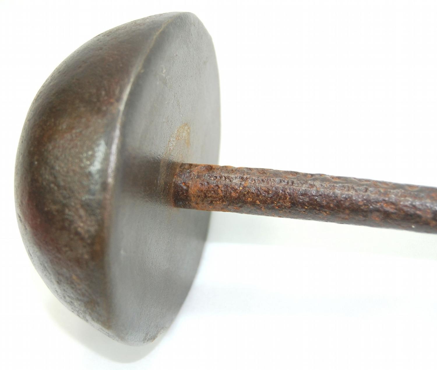 Revolutionary War Expandable Bar Shot - Rare Antique Cannon Bar Shot