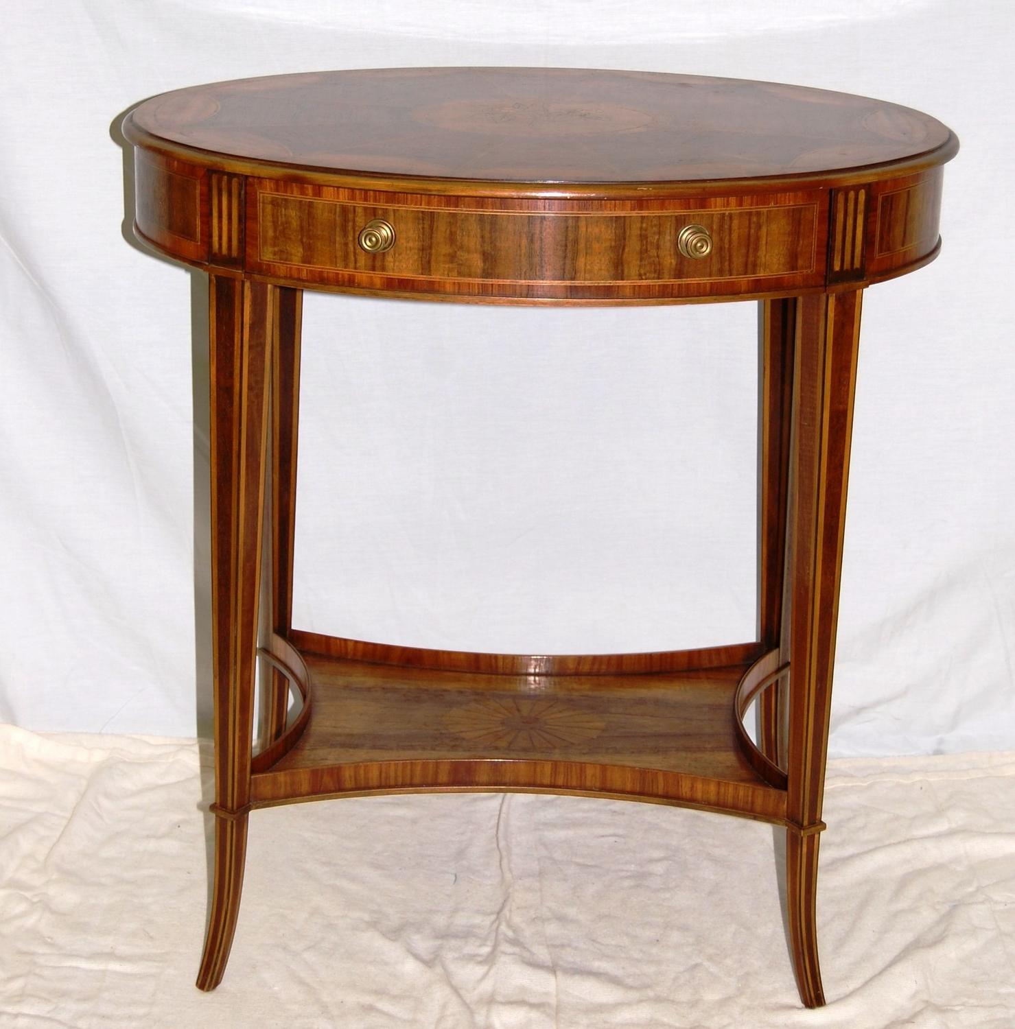 Baker Stately Homes Oval Sheraton Table
