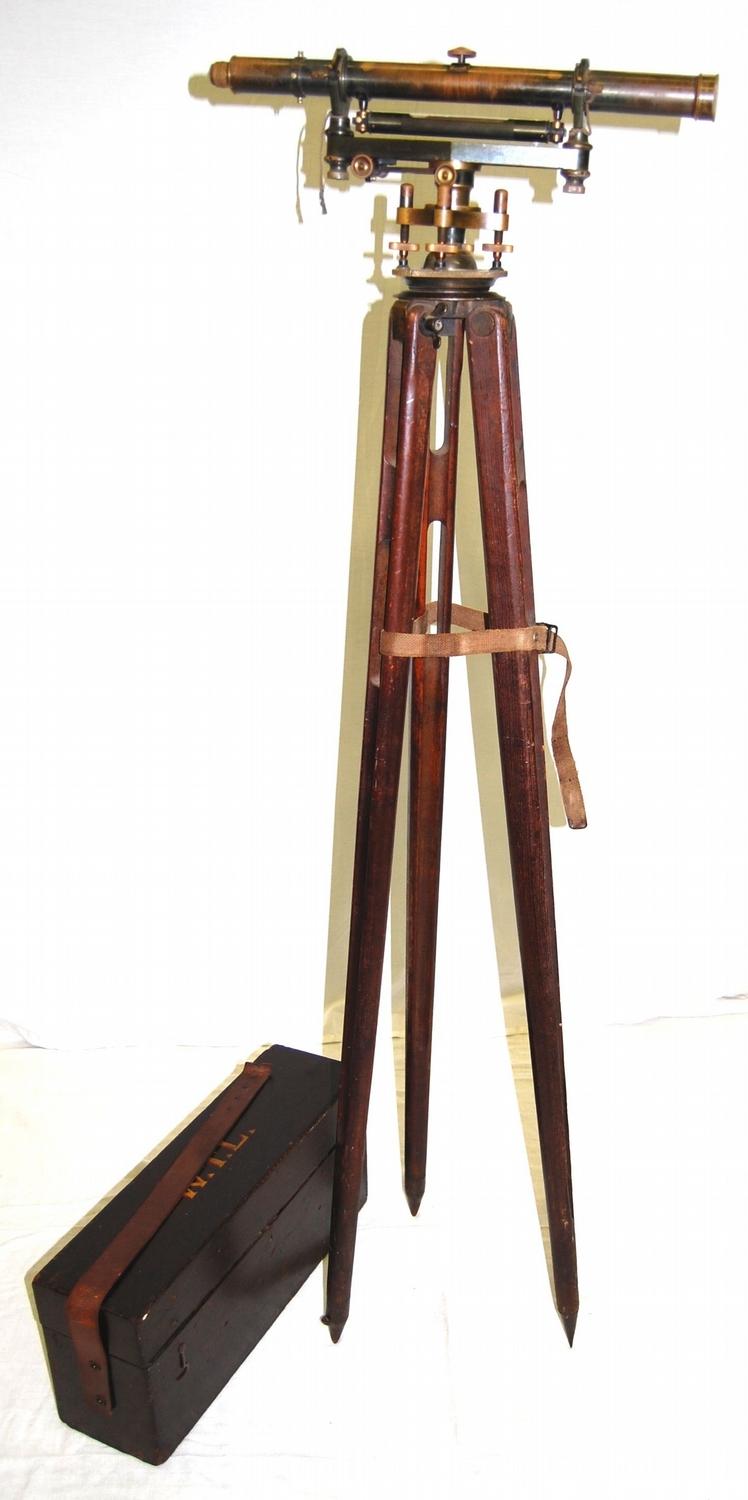 Warren - Knight Co. "Sterling 857" Transit W/ Original Box & Tripod ...