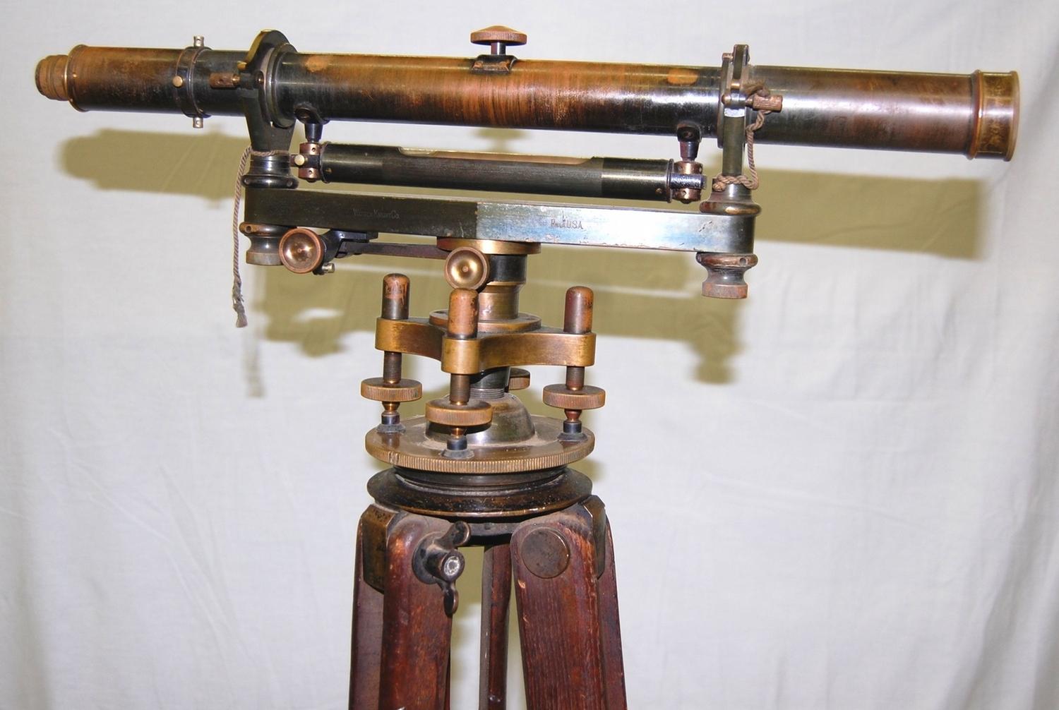 Warren - Knight Co. "Sterling 857" Transit W/ Original Box & Tripod ...