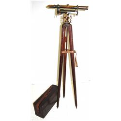 Warren - Knight Co. "Sterling 857" Transit W/ Original Box & Tripod ...