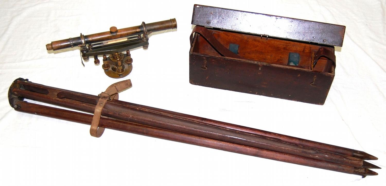 Warren - Knight Co. "Sterling 857" Transit W/ Original Box & Tripod ...
