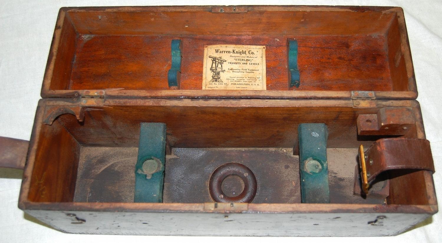 Warren - Knight Co. "Sterling 857" Transit W/ Original Box & Tripod ...