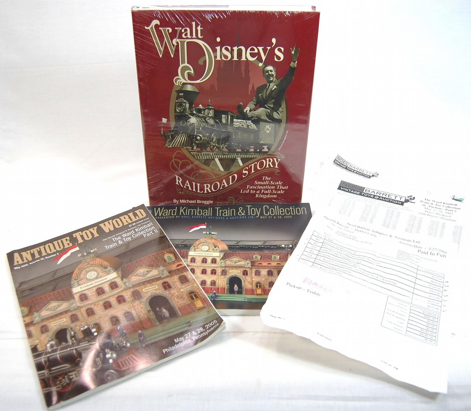 Ward Kimball Toy Collection Auction Catalog, Receipt, & Papers ...