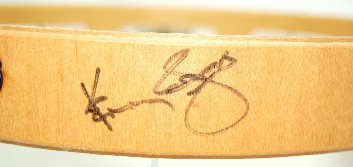 Kenny Rogers Autographed & Branded Tambourine, Musical Instrument