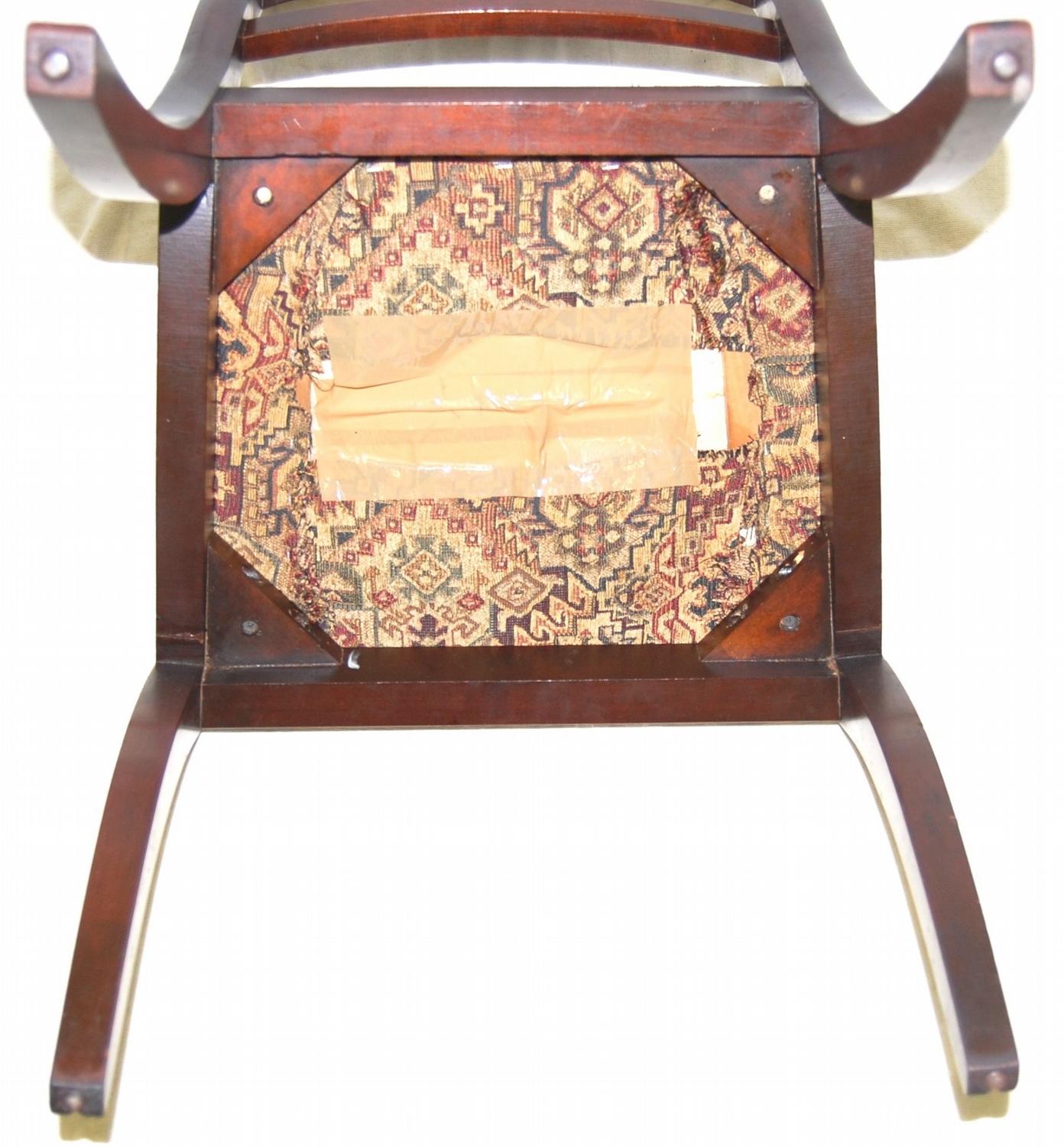 Ornate Carved Desk or Side Chair, Colonial Manufacturing Co.