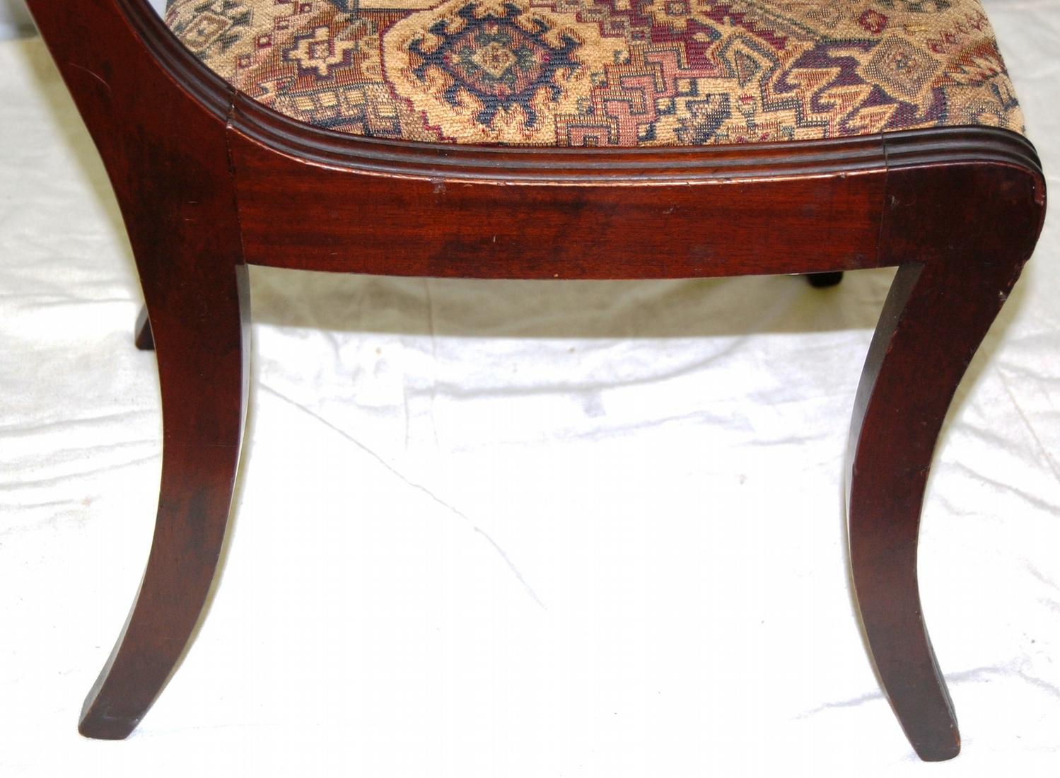 Ornate Carved Desk or Side Chair, Colonial Manufacturing Co.